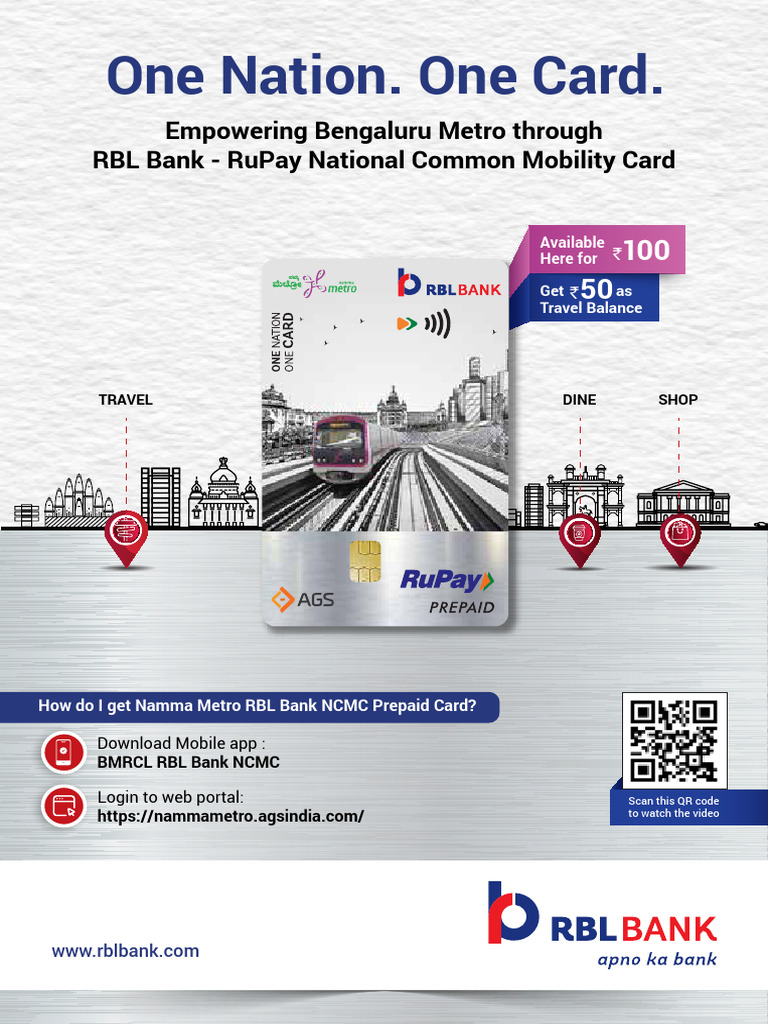 RBL-Bank-NCMC-Information-Brochure | PDF
