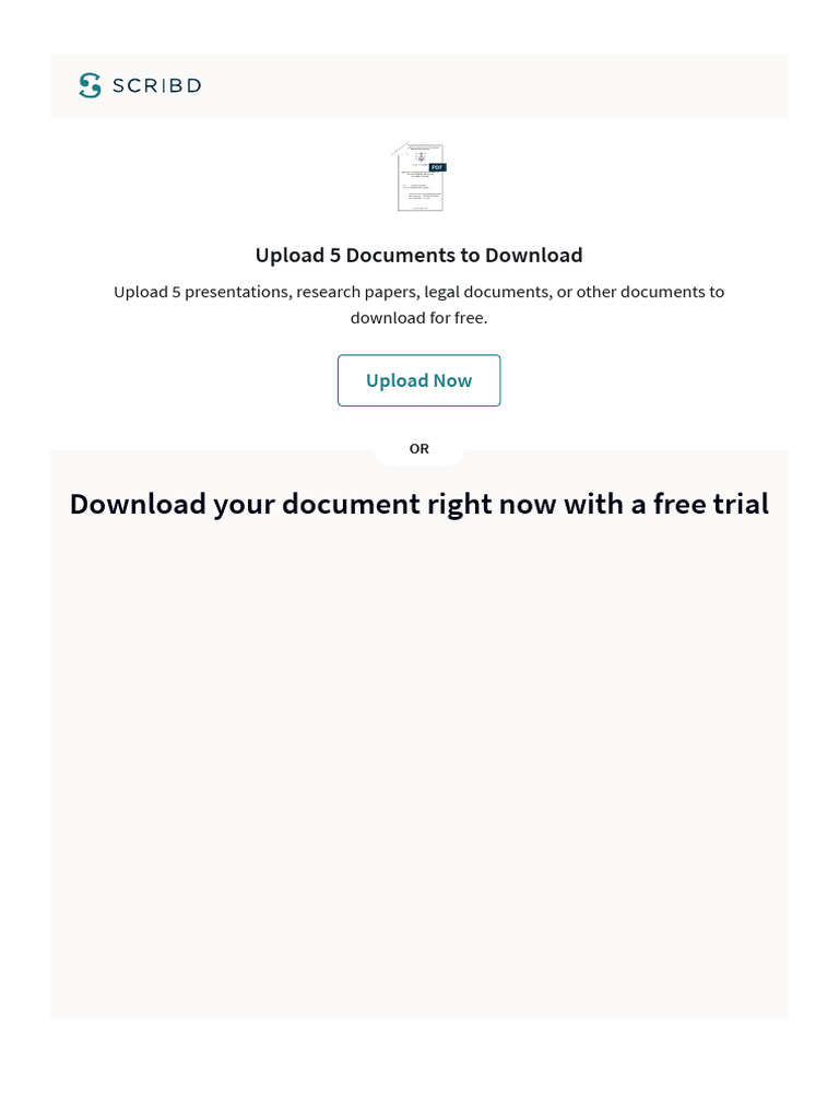 Choose a Plan | Scribd | PDF