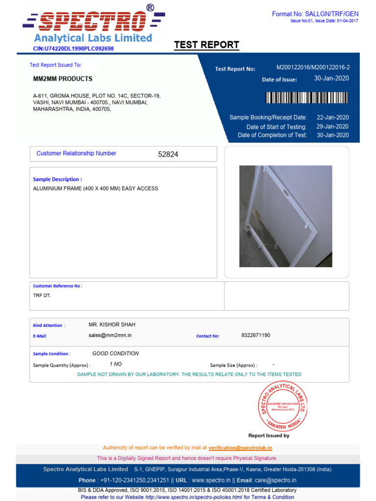 Trap Door Test Report | PDF | Strength Of Materials | Mechanical ...