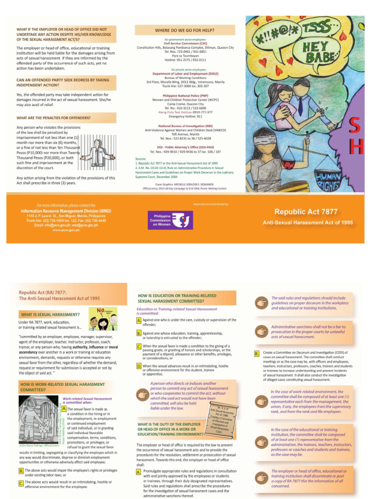 RA 7877 Anti Sexual Harassment Act of 1995 | PDF