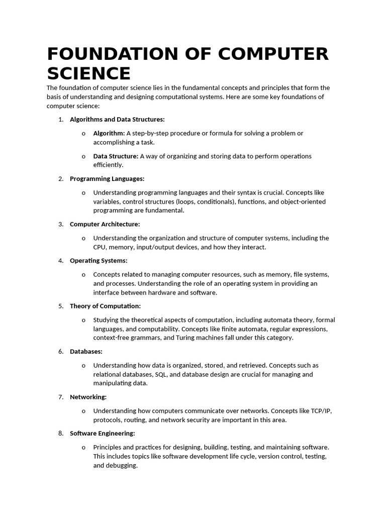FOUNDATION OF COMPUTER SCIENCE Grade 8 | PDF | Laptop | Electronic Waste