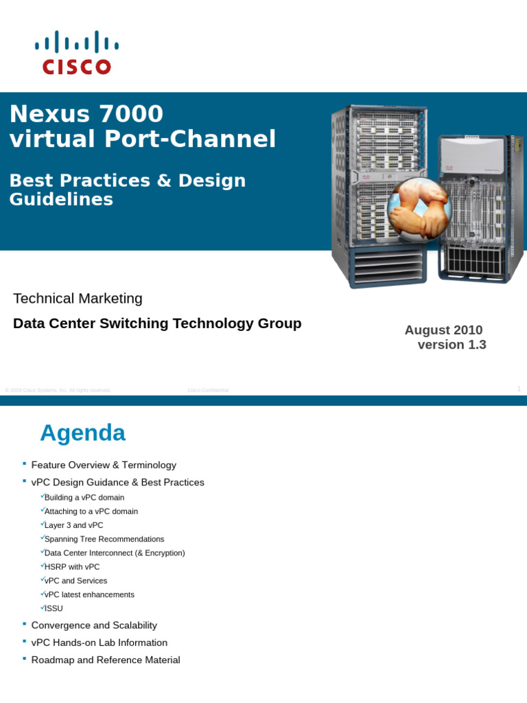Nexus7000 VPC Best Practices and Design 1 | PDF | Data Transmission | Network Architecture