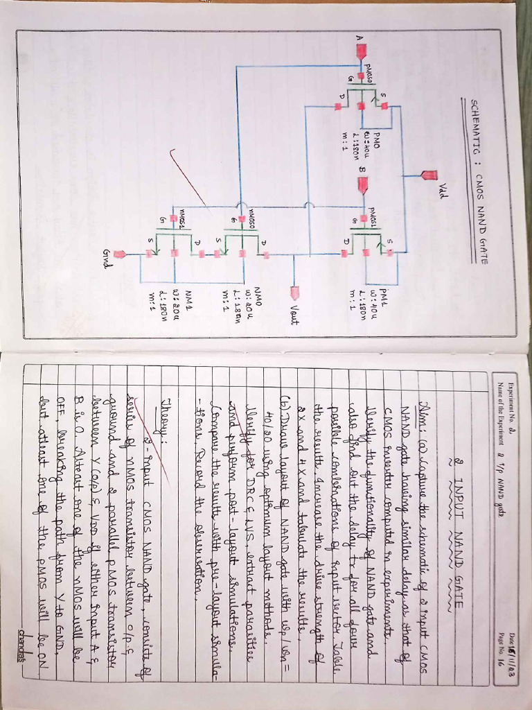 Vlsi 2nd 3rd Exp Record | PDF | Mosfet | Digital Technology