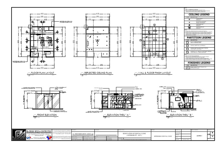 Ceiling Legend: Floor Plan Layout Reflected Ceiling Plan Wall & Floor ...