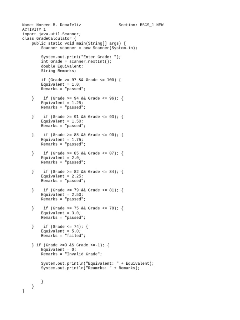 Activity 1 Fop | PDF