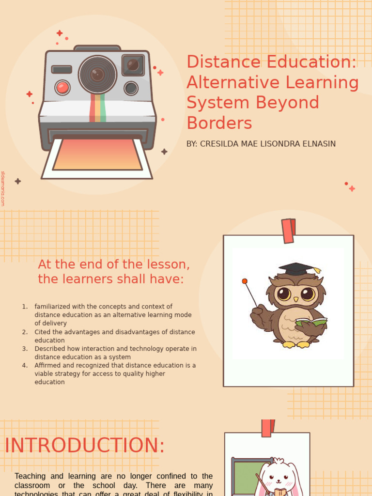 Distance Learning | PDF | Distance Education | Learning