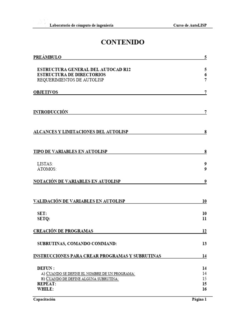 Autolisp | PDF | Programación | Programa de computadora