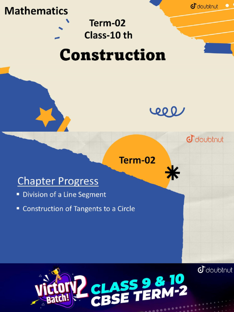 Construction of Similar Triangle MATHS CLASS 10 CBSE BY AKSHAY SIR | PDF