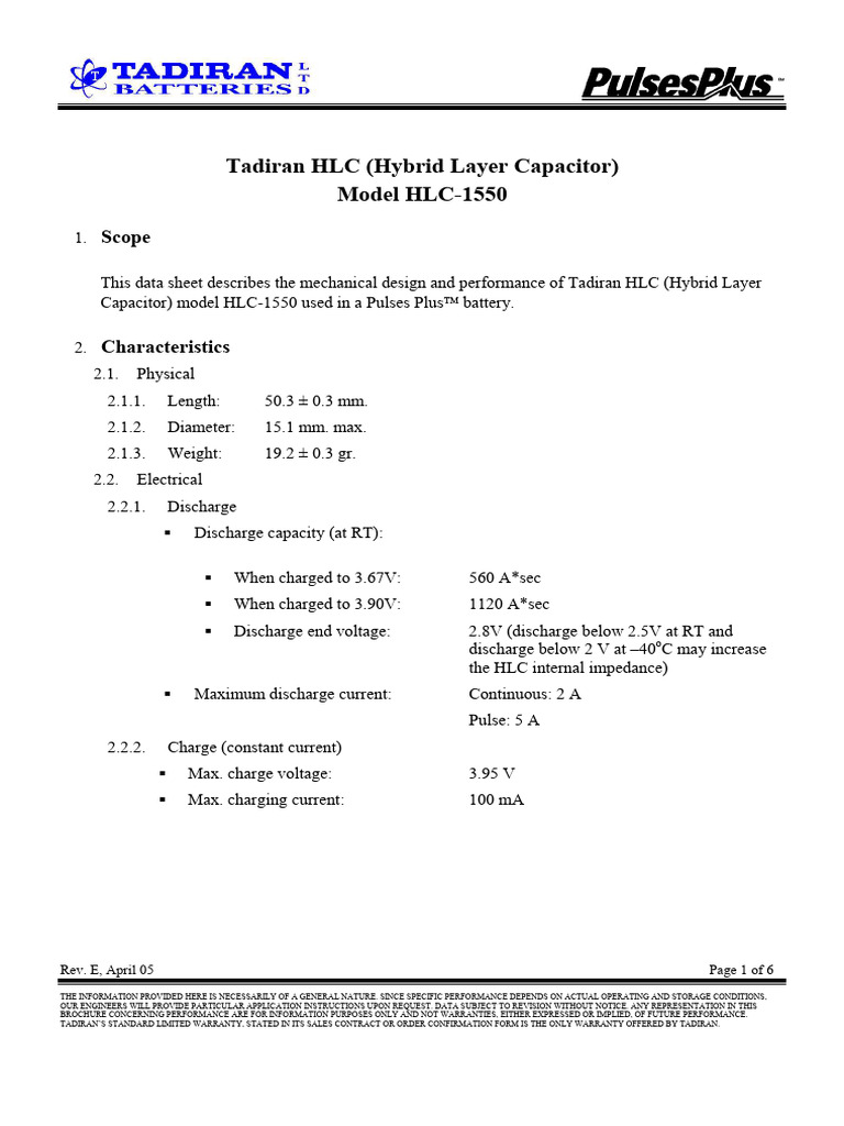 HLC-1550 old | PDF | Capacitor | Information