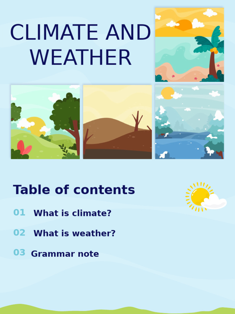 Climate and Weather | PDF