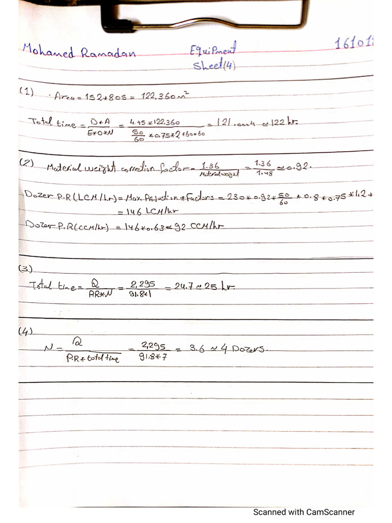 Equipment Sheet 4 | PDF