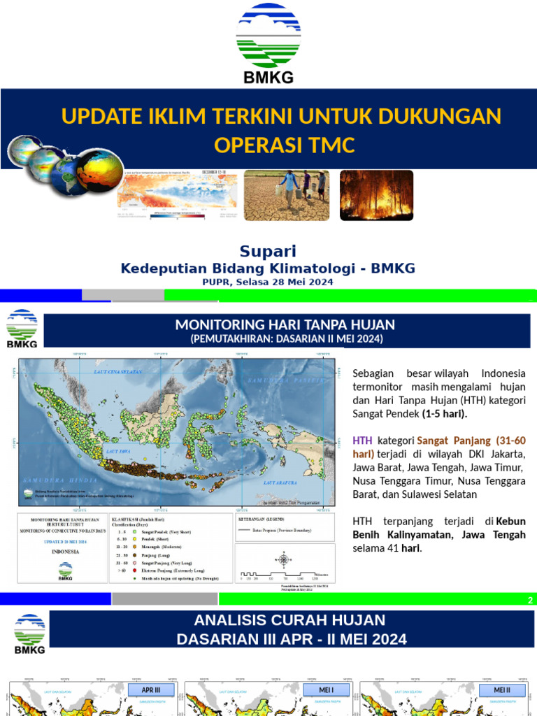Klimat-Bahan Paparan BMKG | PDF