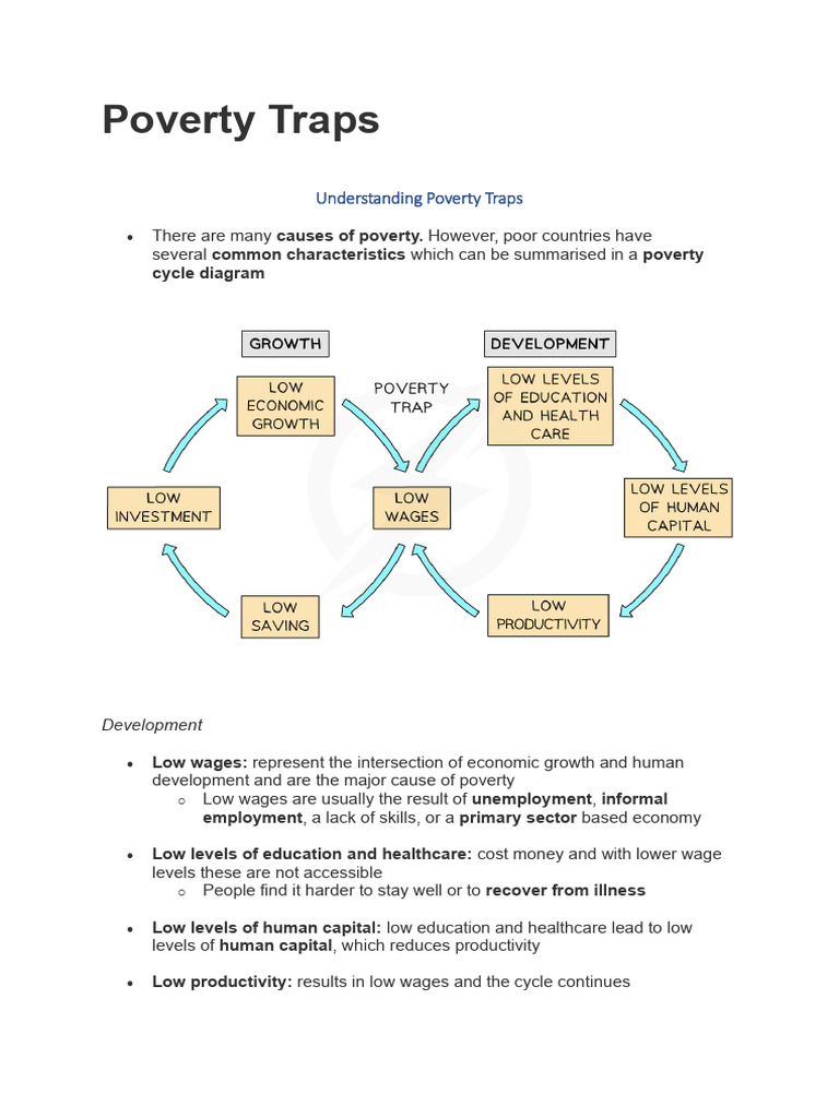 Understanding Poverty Traps and Barriers | PDF | Taxes | Economic Growth
