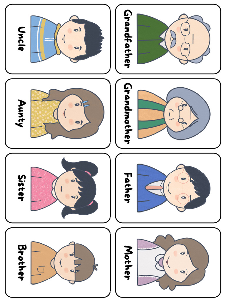 Flashcard Family PDF | PDF