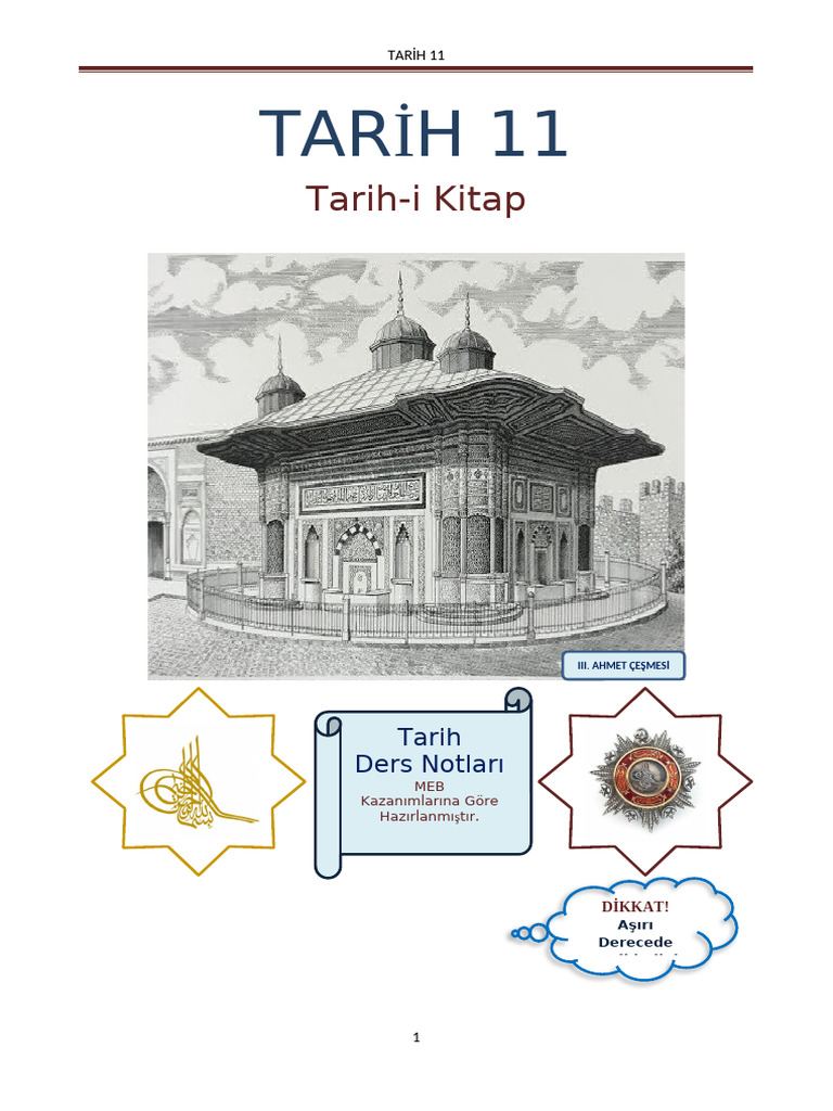 Tar H 11 Ders Notlari | PDF