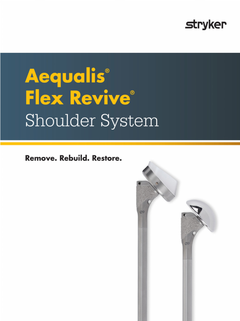 Aequalis Flex Revive Brochure | PDF | Health Care | Medicine