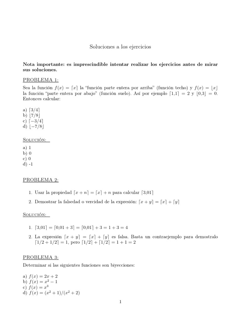 Ejercicios Resueltos Matematica discreta | PDF | Ajedrez | Conjunto (Matemáticas)