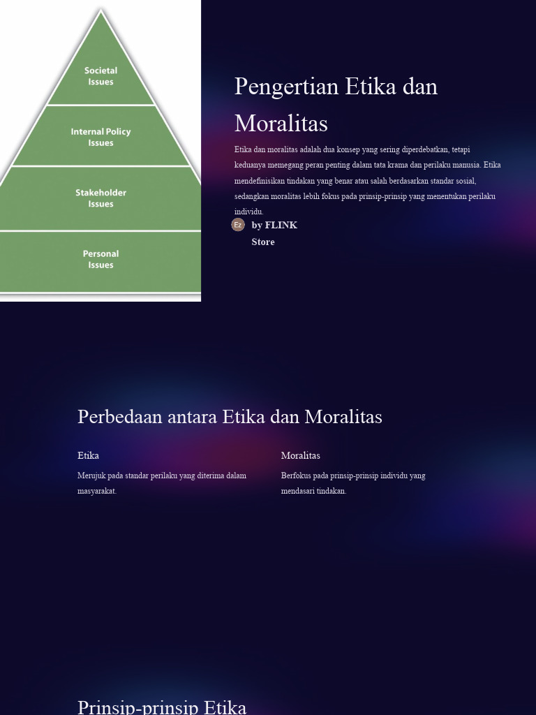 Pengertian-Etika-dan-Moralitas 2 | PDF