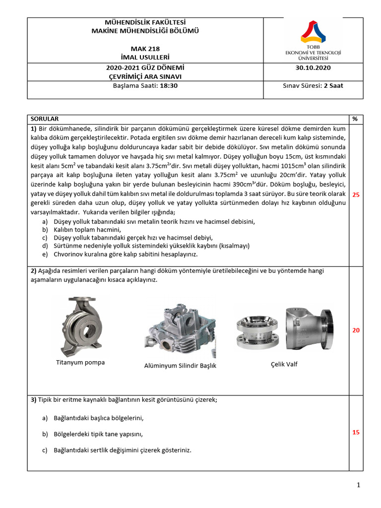 Mak218 - 2020 - 2021 Vize | PDF