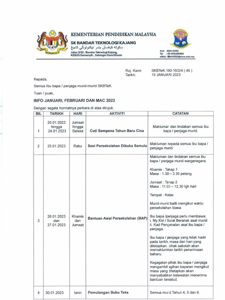Info Jan Feb Mac 2023 | PDF