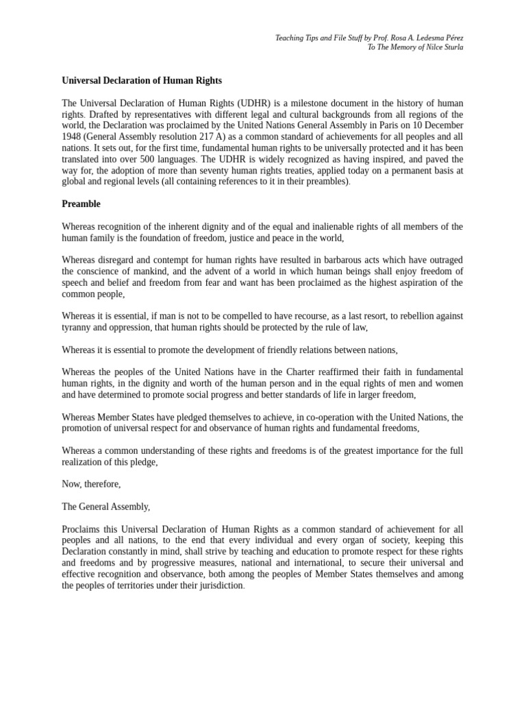 Universal Declaration of Human Rights 2 | PDF | Human Rights | Government