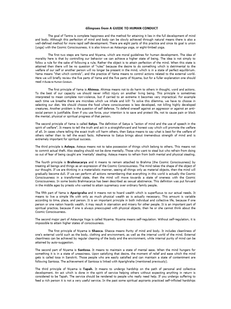 Glimpses From Guide To Human Conduct | PDF | Endocrine System | Chakra