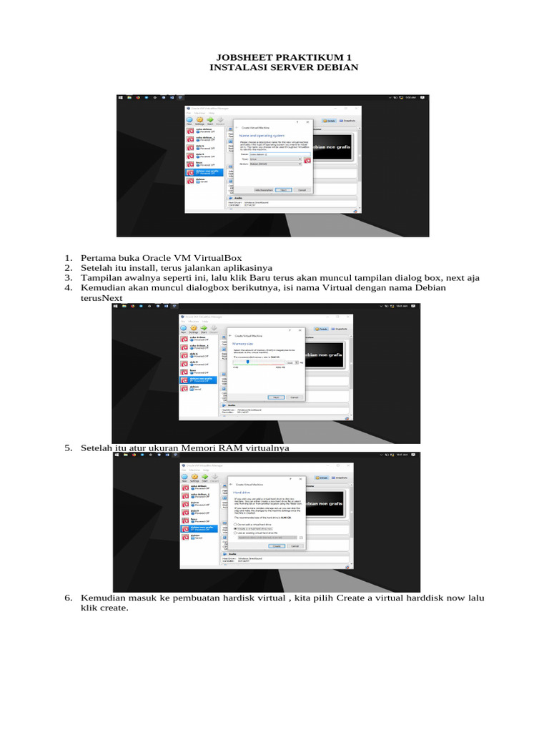 Jobsheet Praktikum Ke 1 Instalasi Os | PDF | Komputer