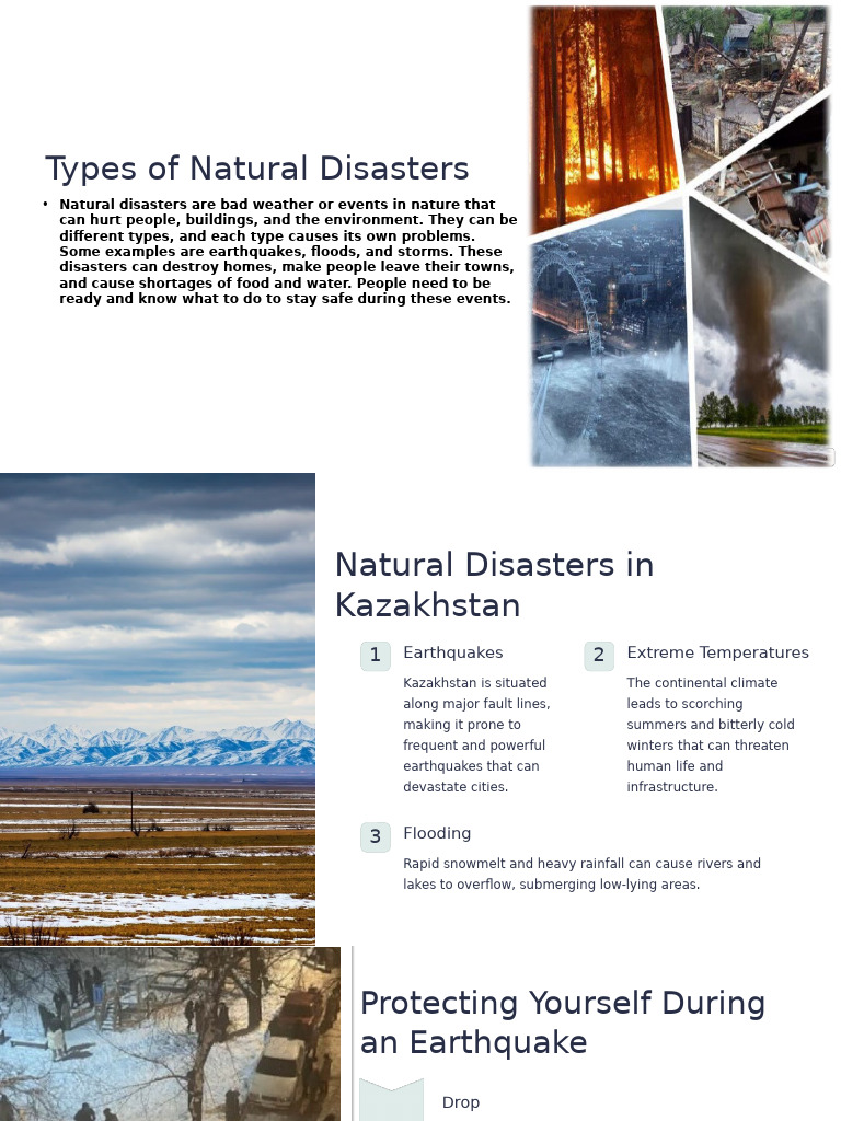 Types of Natural Disasters Explained | PDF