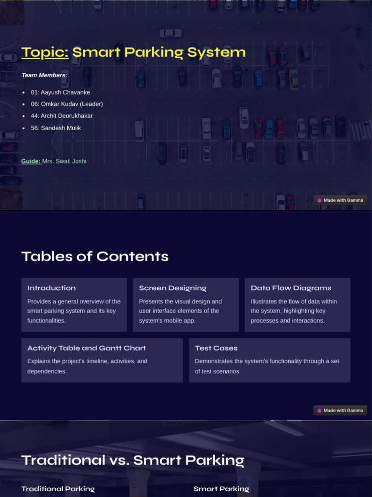 T Opic Smart Parking System (1) | PDF | Parking | Computing