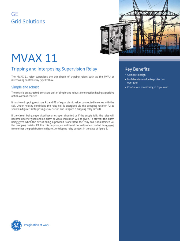 MVAX11 Brochure EN 2018 12 Grid GA 0736 | PDF | Relay | Resistor