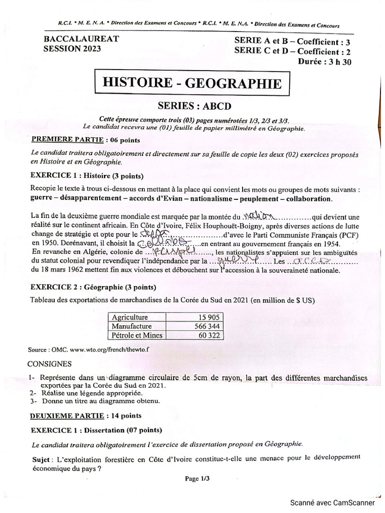 Bac HG 2023 | PDF