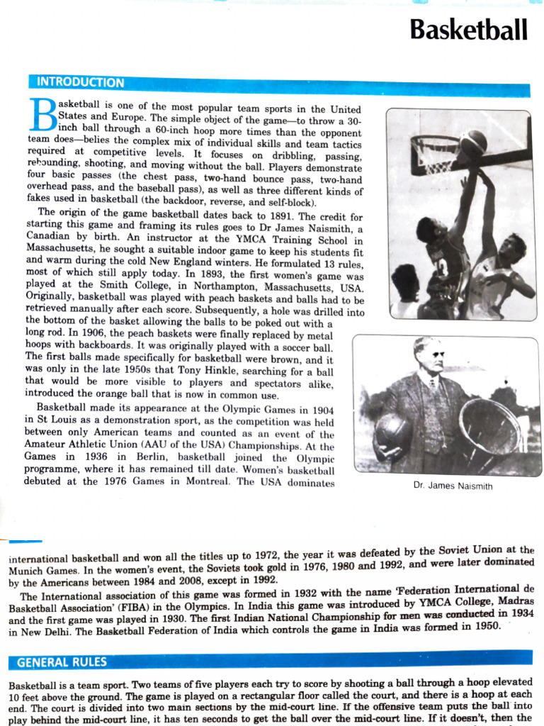 Basketball | PDF | Athletic Sports | Indoor Sports