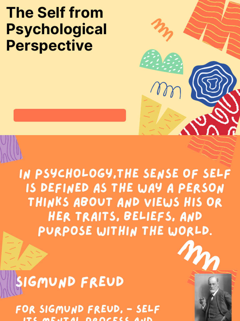 The Self From Pschological Perspective | PDF | Id | Narcissism