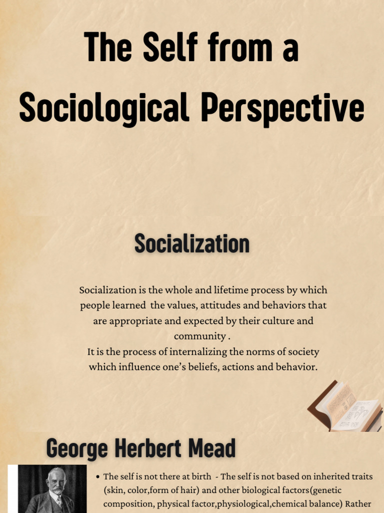 Sociological and Anthropological View of Self | PDF | Socialization ...