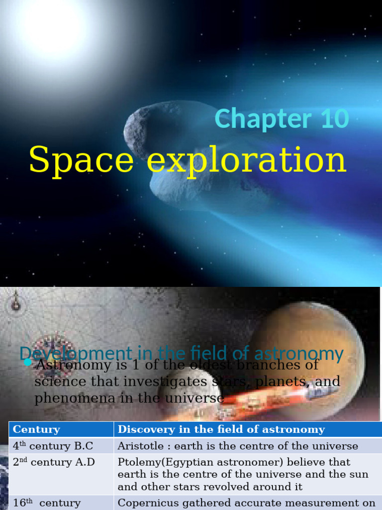 Chapter 10 Space Exploration | PDF | Space Exploration | Satellite