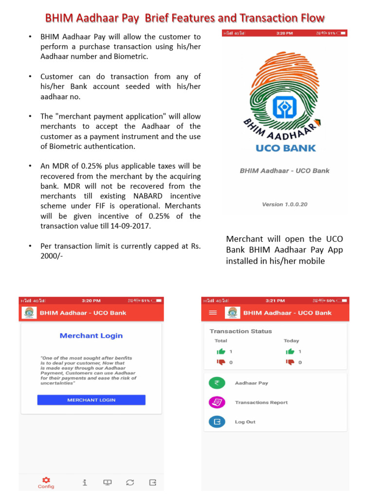BHIM Aadhaar Pay | PDF | Business | Finance & Money Management