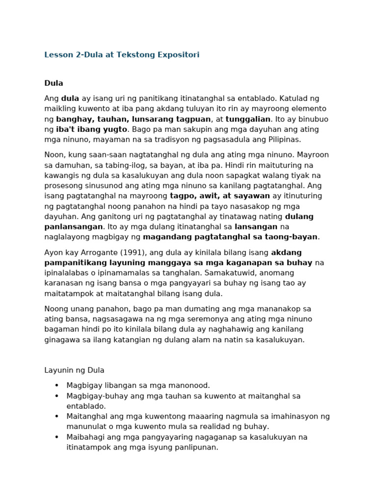 Notes Filipino | PDF