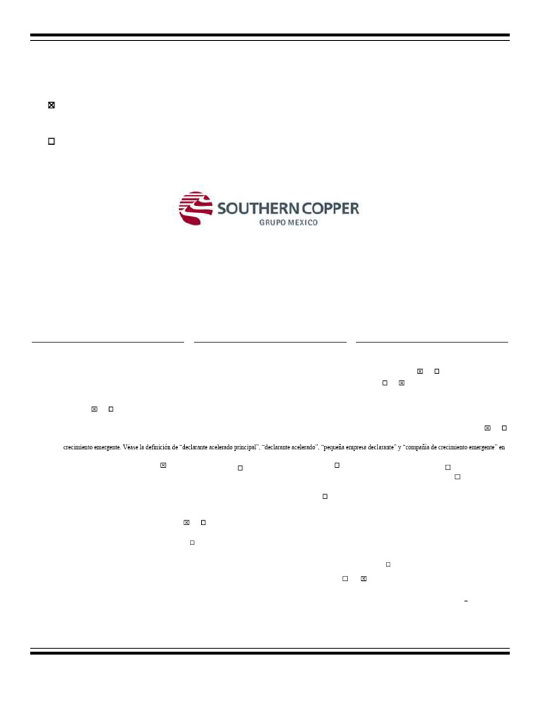 FORM 10-K 2022 ESP | PDF | Cobre | Minería