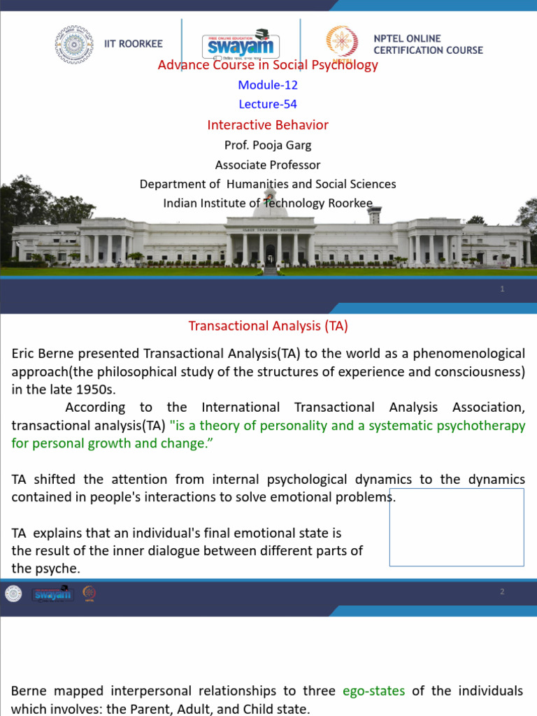 Module 12 Interactive Behavior Part 2 Pdf Scientific Theories