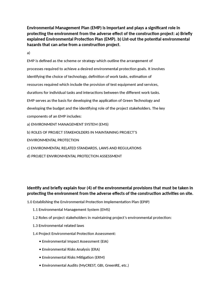 Module 8 Environmental | PDF | Environmental Impact Assessment | Business