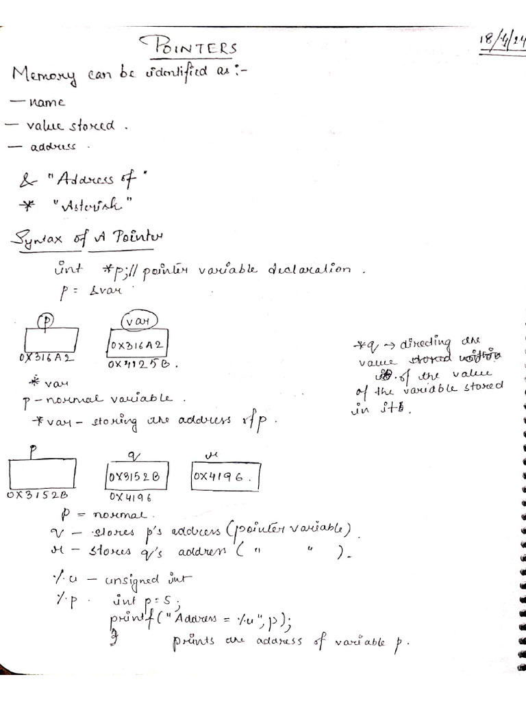 Programming Pointers Pdf