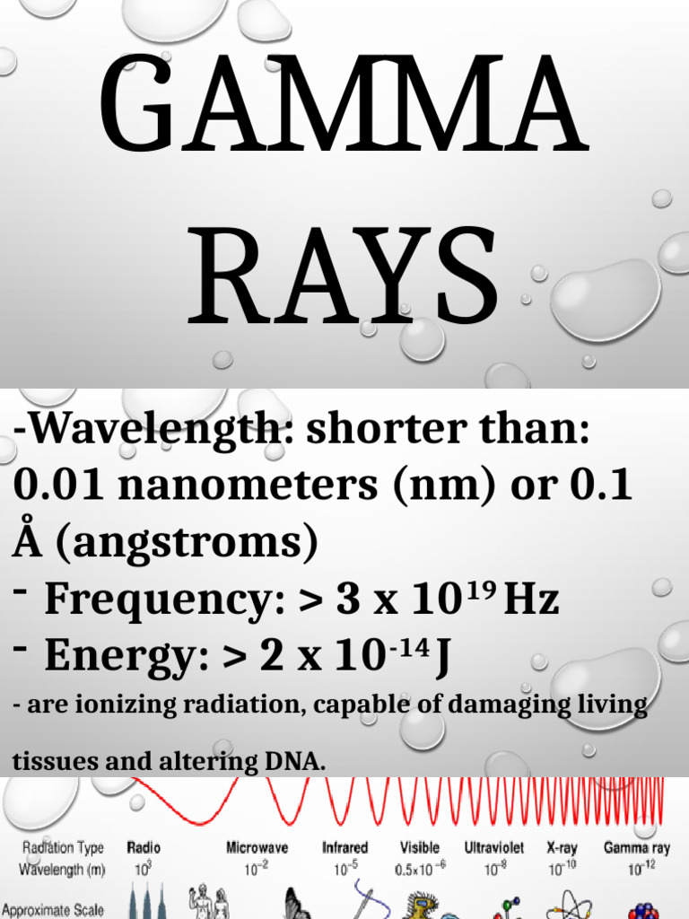 Gamma Rays | PDF | Wellness