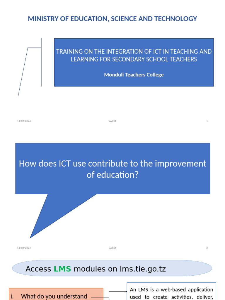 The Use of LMS - Alternative 2 | PDF | Educational Technology | Computing