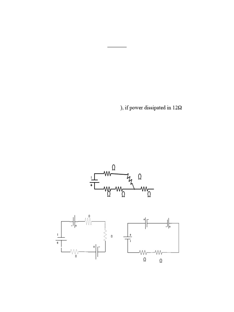 Sheet 3 | PDF | Electrical Network | Electrical Resistance And Conductance