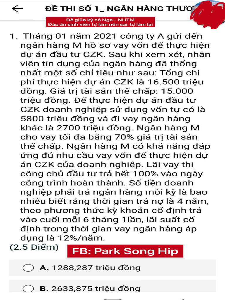 GK Cô Nga NHTM | PDF