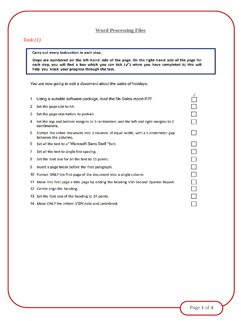 Practical Tasks | PDF