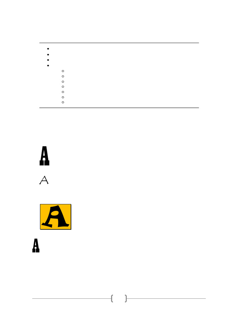 EJERCICIO 17 Letra Capital | PDF | Texto | Tipografía