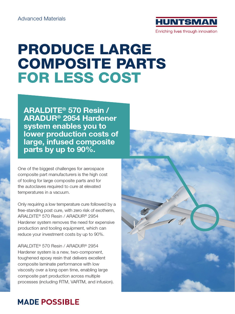 ARALDITE 570 ARADUR 2954 Composite System | PDF | Composite Material ...