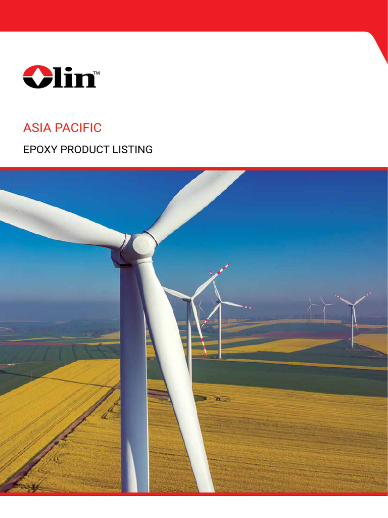 Olin Epoxy Asia Pacific Product Brochure | PDF | Epoxy | Chemical ...