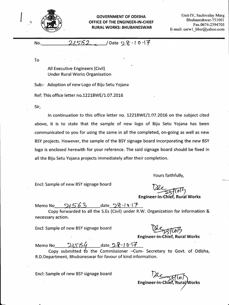 Biju Setu Logo of RD Department | PDF